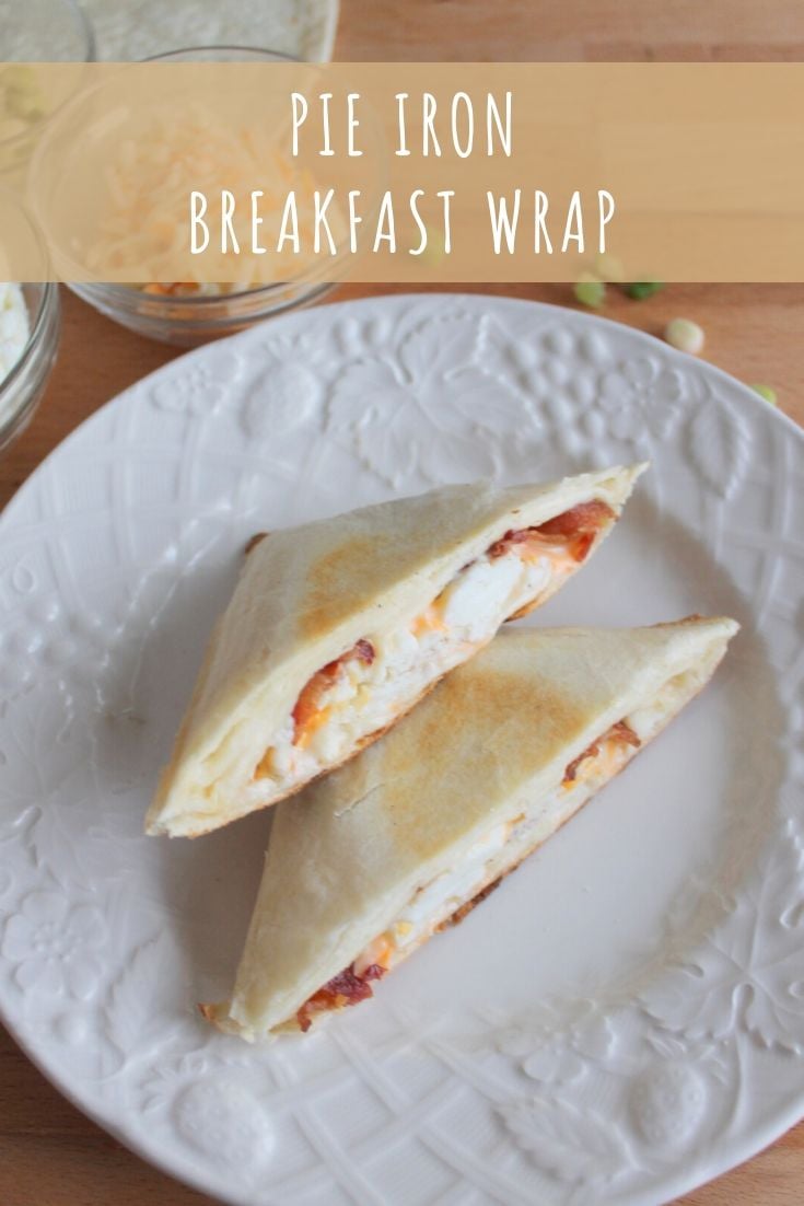 Pie Iron Breakfast Wrap Recipe » Campfire Foodie