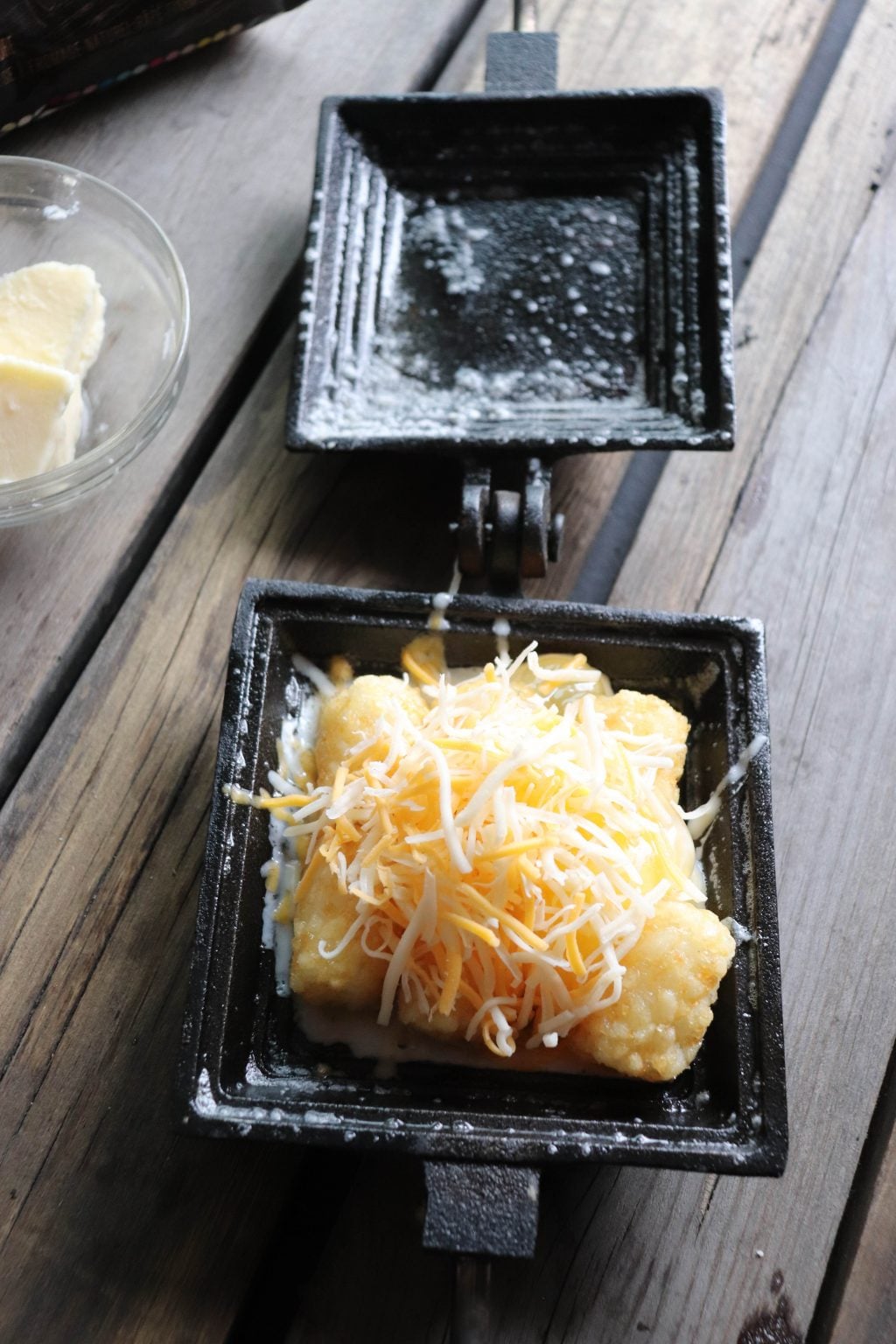 Yummy Pie Iron Breakfast Bake » Campfire Foodie