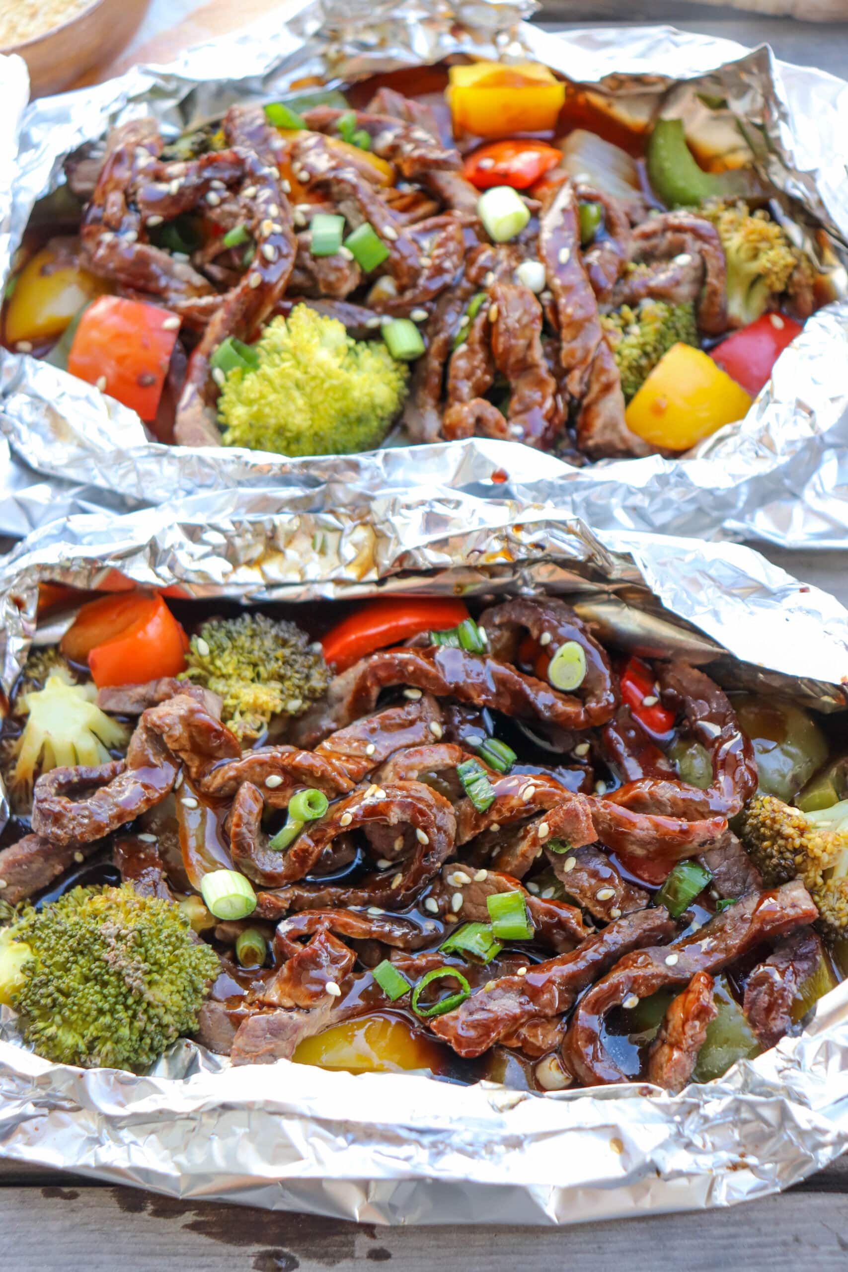 Campfire foil packets store