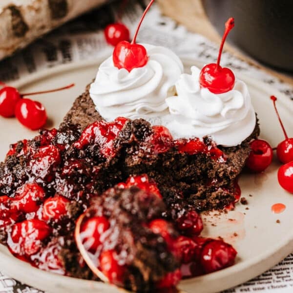 Dutch Oven Chocolate Cherry Cobbler Recipe » Campfire Foodie